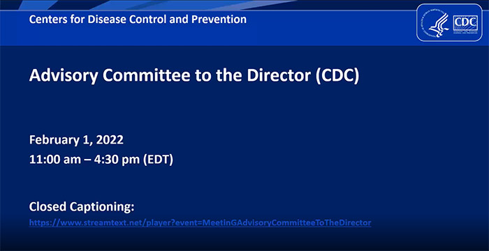 ACD Meeting Archive | About CDC | CDC