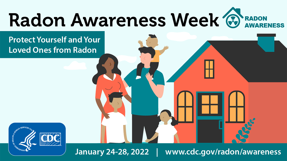 Radon Awareness Week 2022 | EH Nexus | CDC