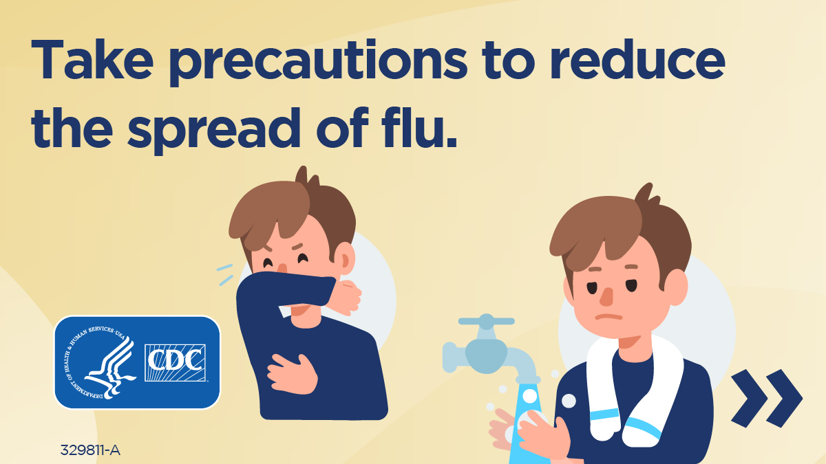 How Flu Spreads (X/Twitter) | Flu Resource Center | CDC