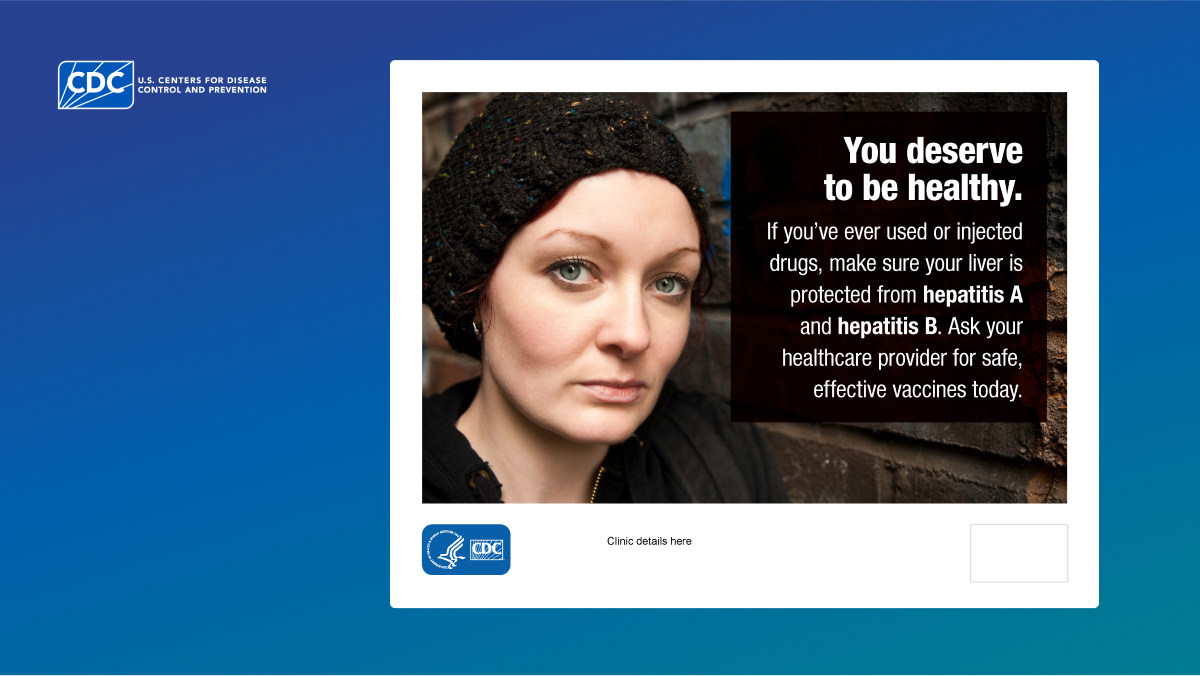 Restored CDC | "You Deserve to Be Healthy" Poster | Viral Hepatitis | CDC