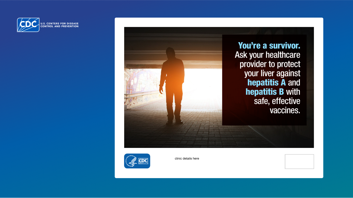 Restored CDC | "You're a Survivor" Poster | Viral Hepatitis | CDC
