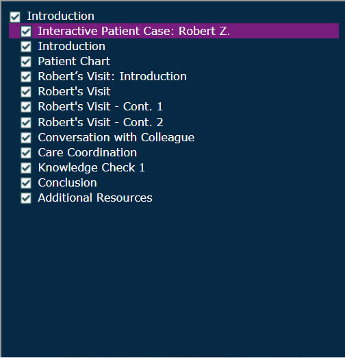 Interactive Patient Case: Robert Z.
