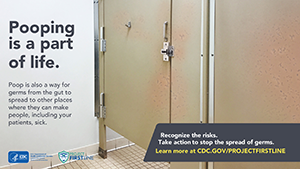 Gut Germs Graphic and Lock Screen | Project Firstline | CDC