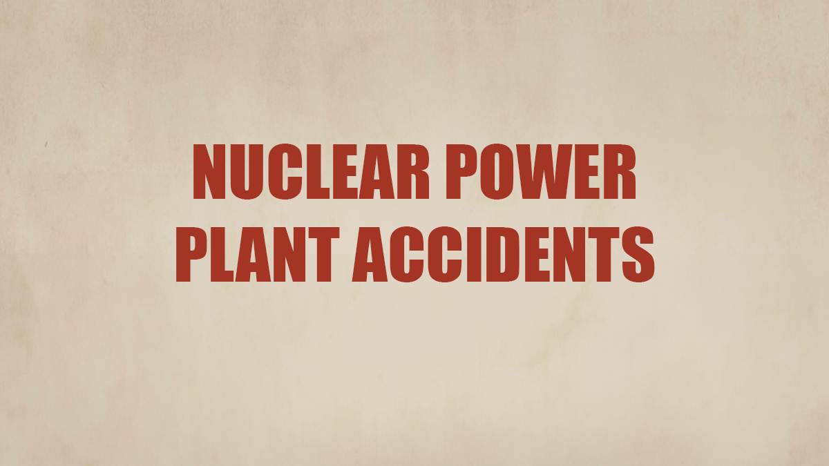 Nuclear Power Plant Incident | Radiation Emergencies | CDC