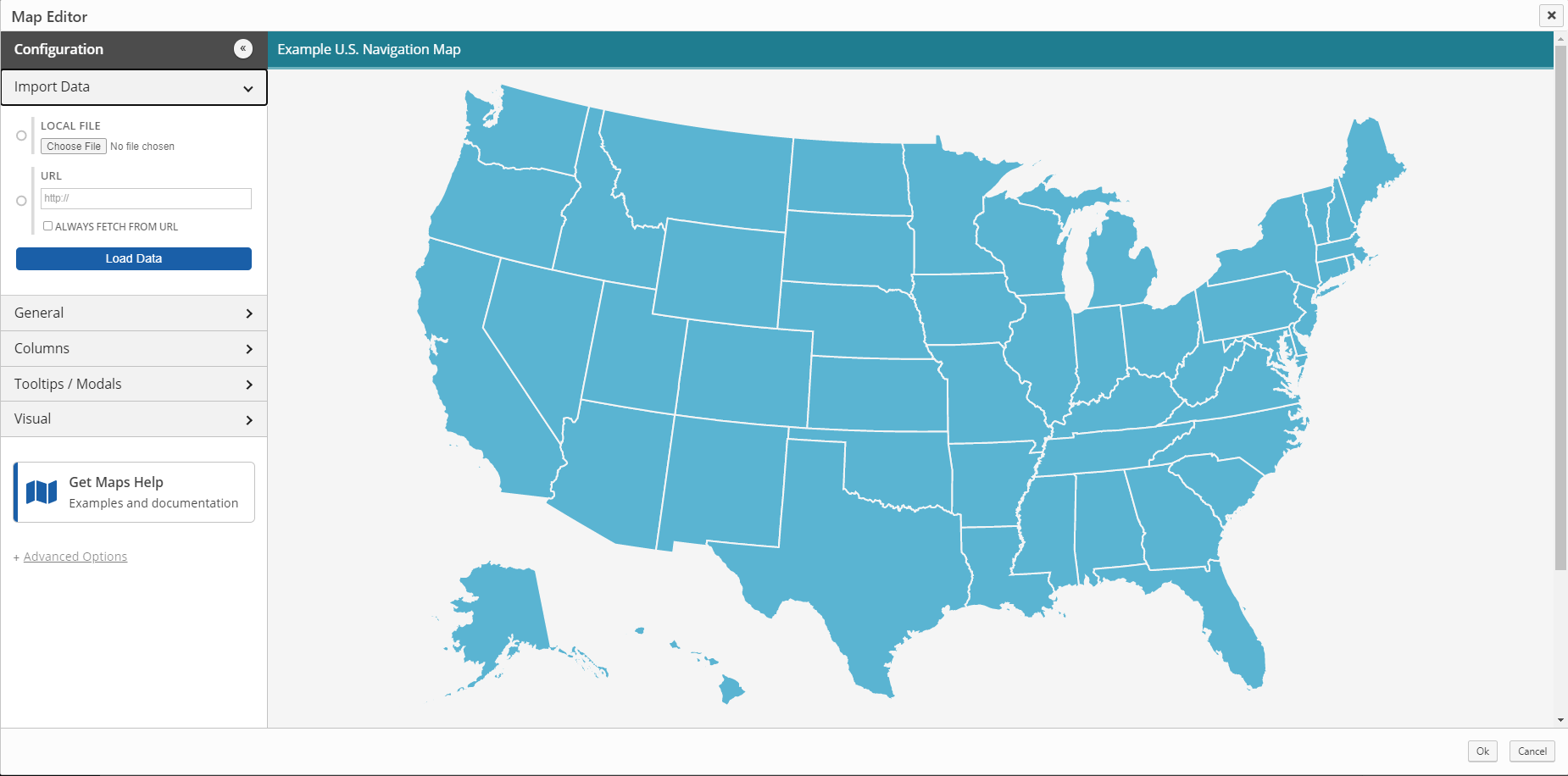 Navigation-Only Map | WCMS Template Feature Gallery | CDC